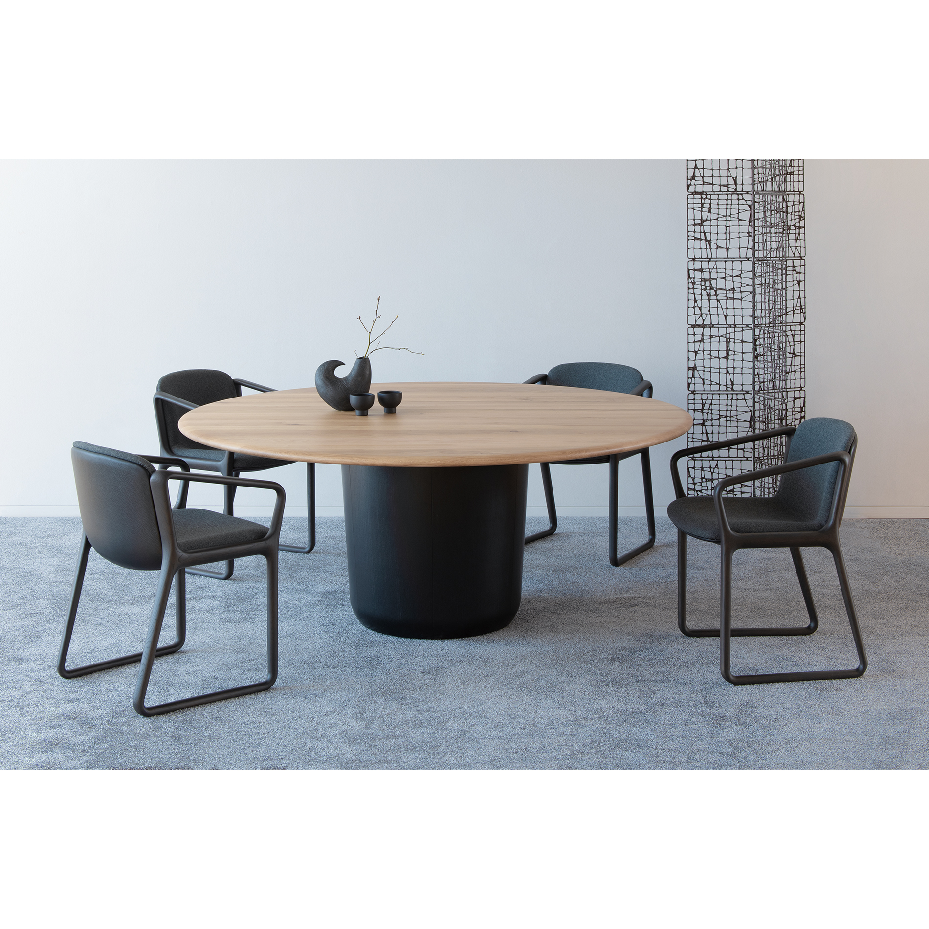 ONE LUX Dining Rotary Table φ90 | CONDE HOUSE