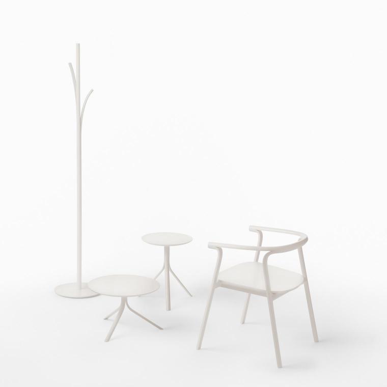 SPLINTER Round Side Table 35 | CONDE HOUSE