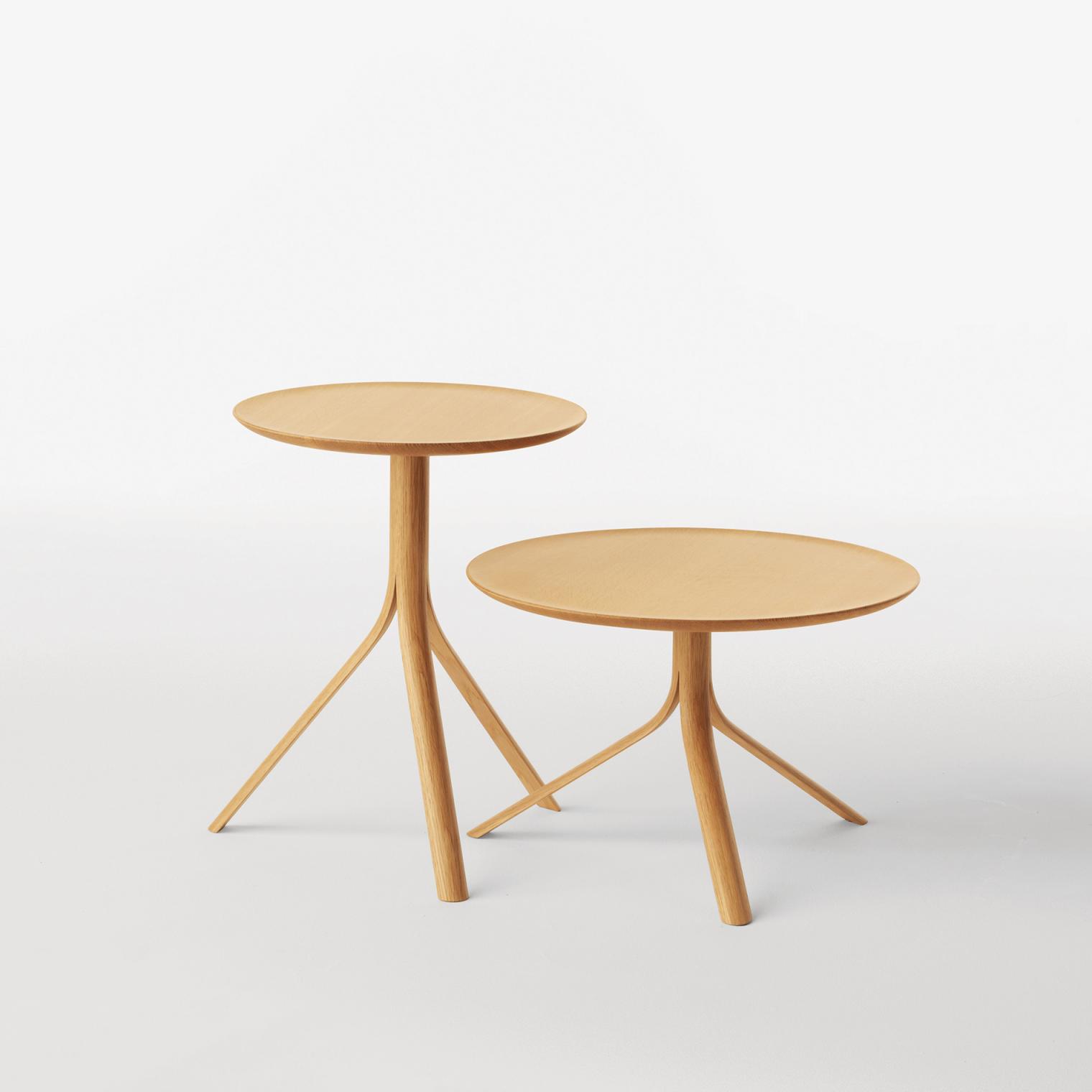 SPLINTER Round Side Table 35 | CONDE HOUSE