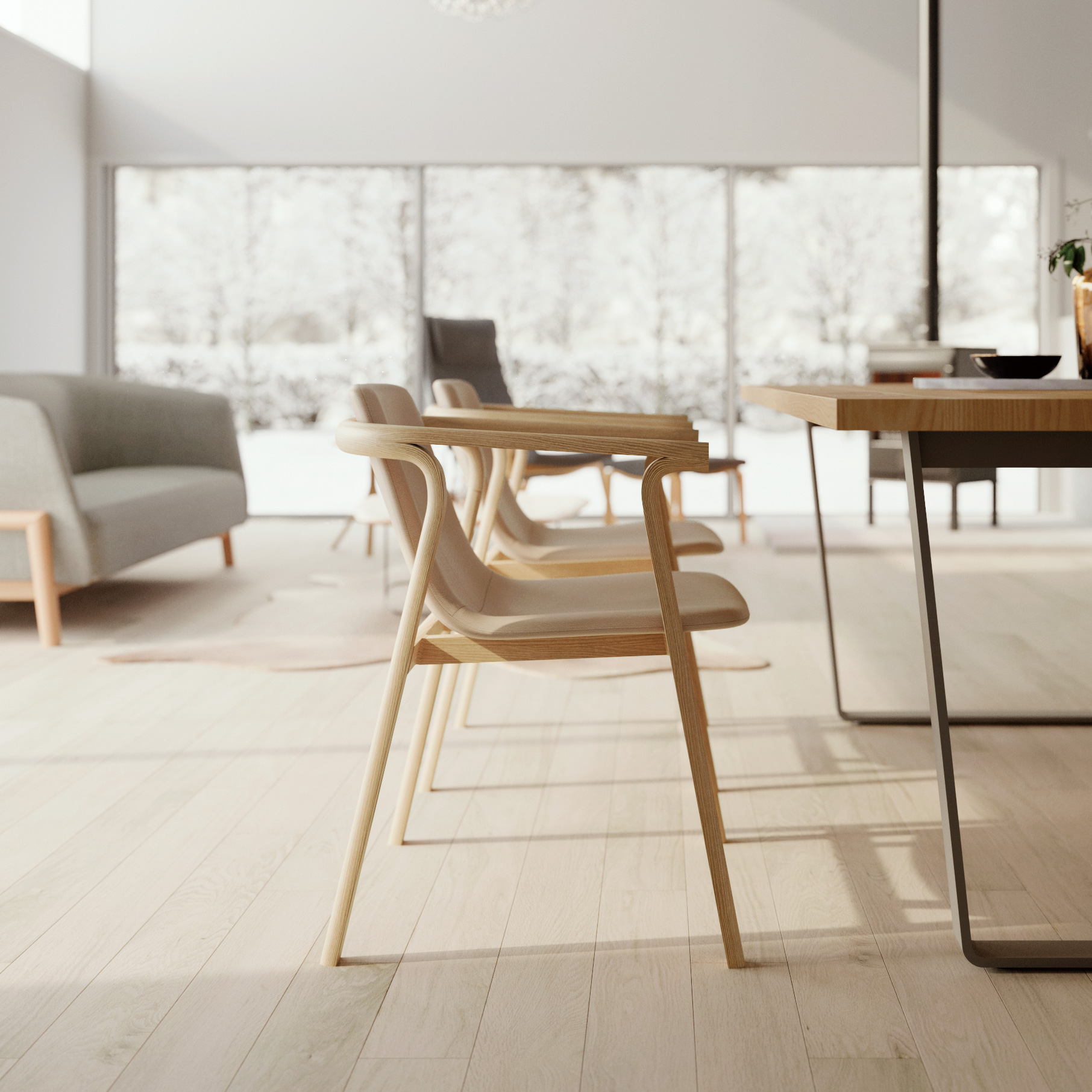 SPLINTER Dining Armchair (shell) | CONDE HOUSE