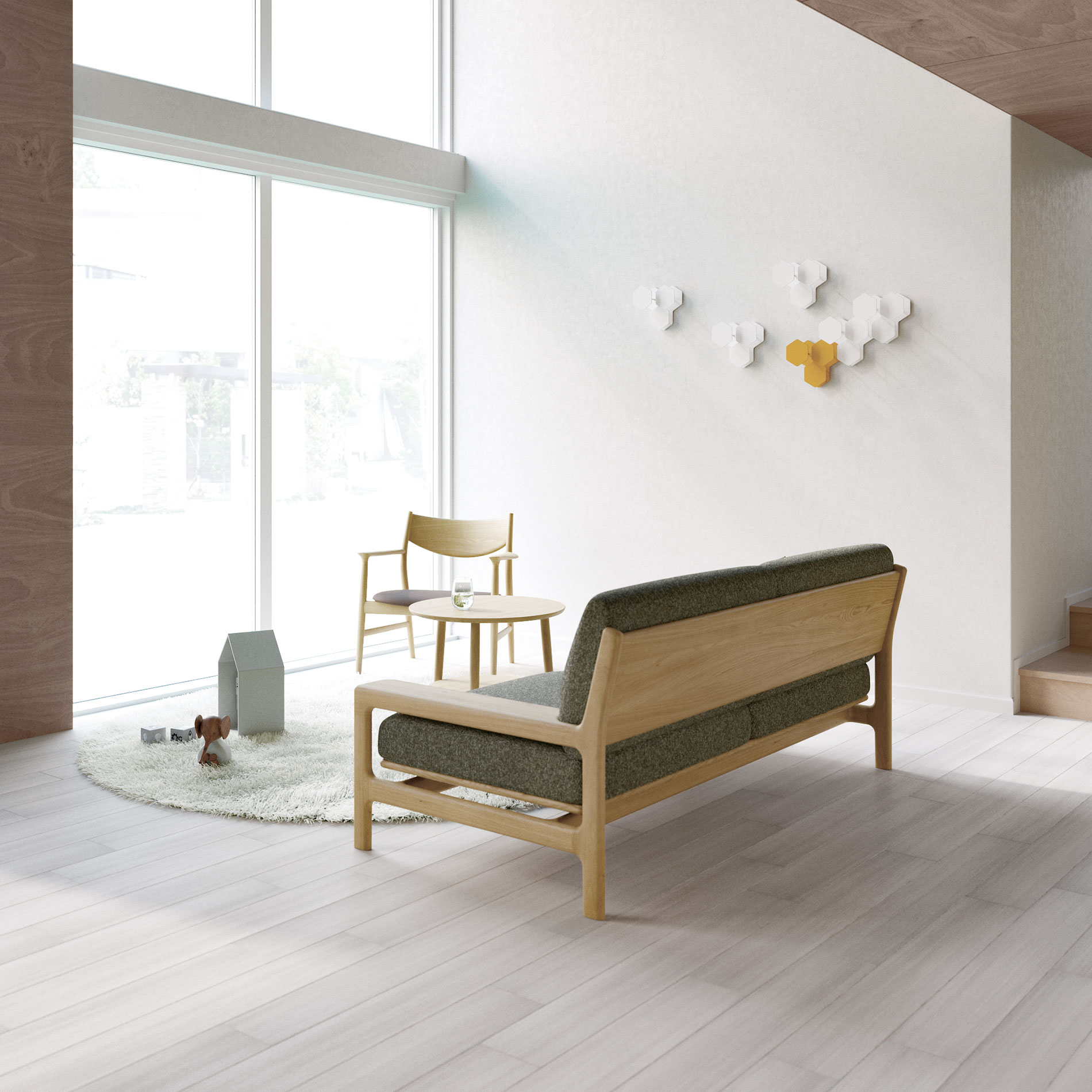 YUKAR LUX Living Round Table φ85 | CONDE HOUSE