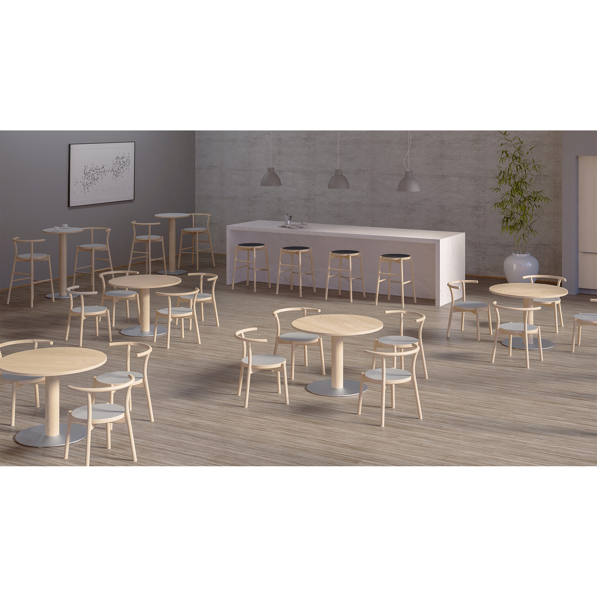 KOTAN Stool (linoleum) | CONDE HOUSE