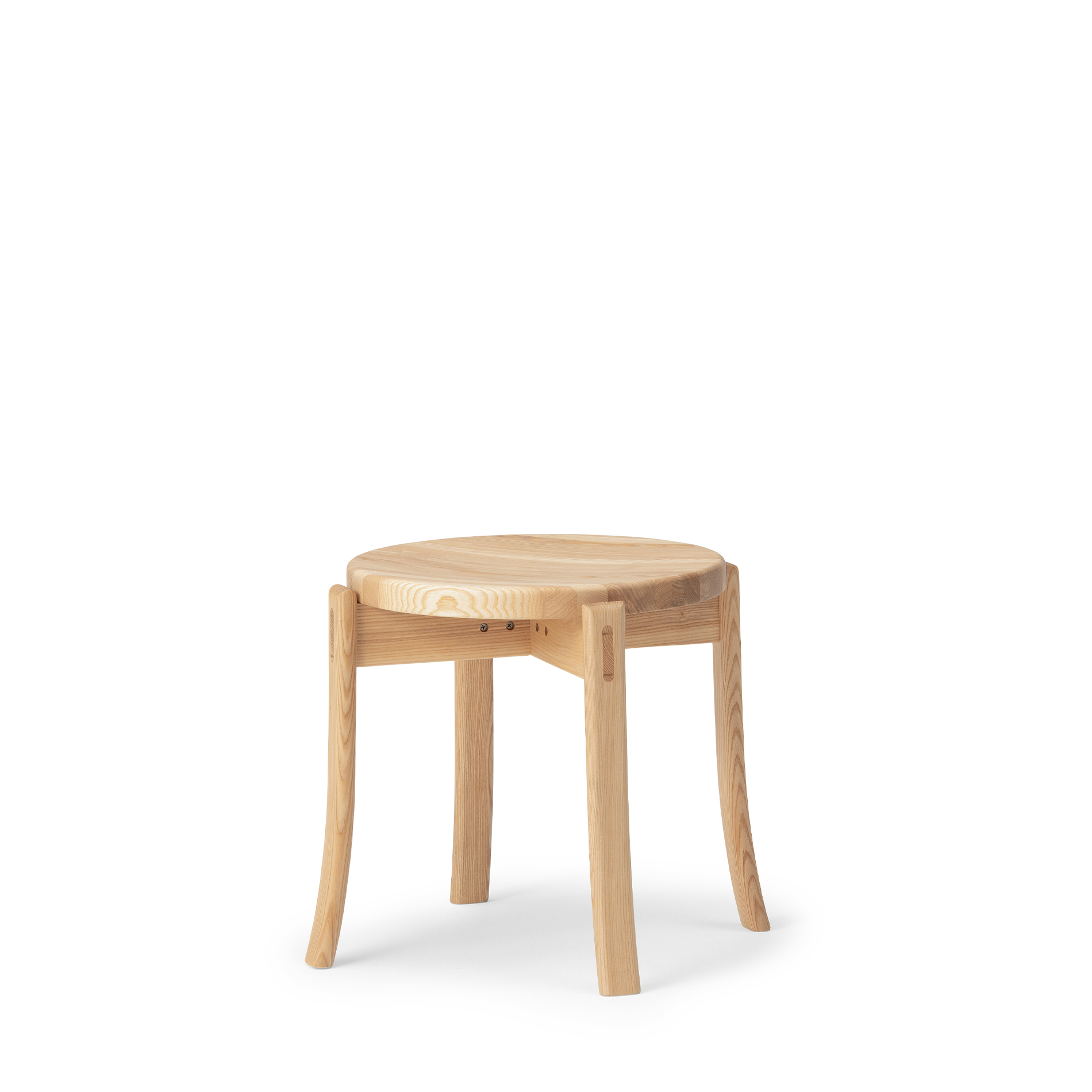 RUNT OM Stool (Solid Wood Seat) | CONDE HOUSE