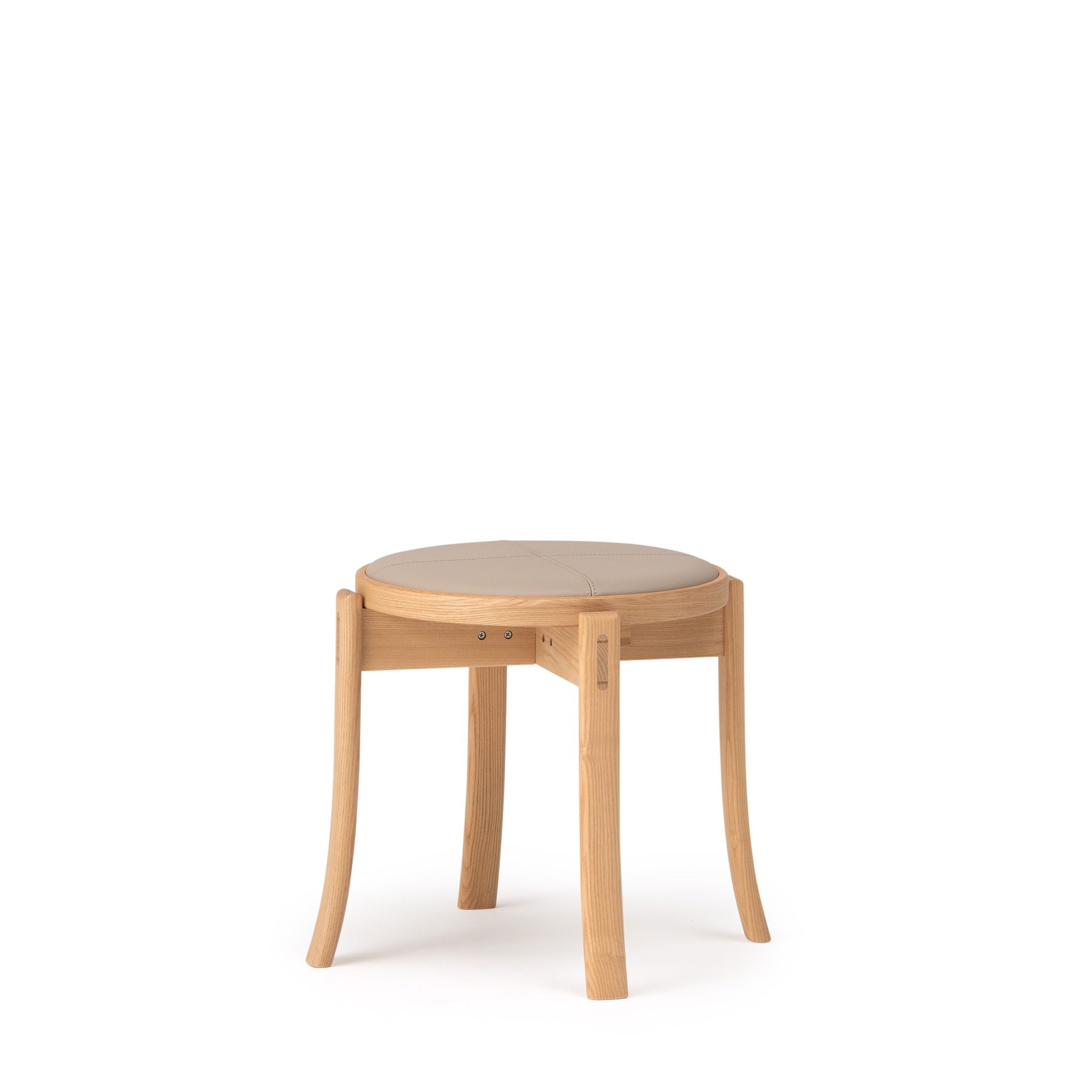 RUNT OM Stool (Upholstered Seat) | CONDE HOUSE